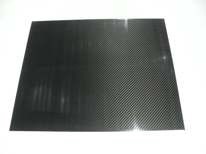 Isotropic Layup Carbon Fiber Plate / Sheeting , 400 * 500mm 1.5mm