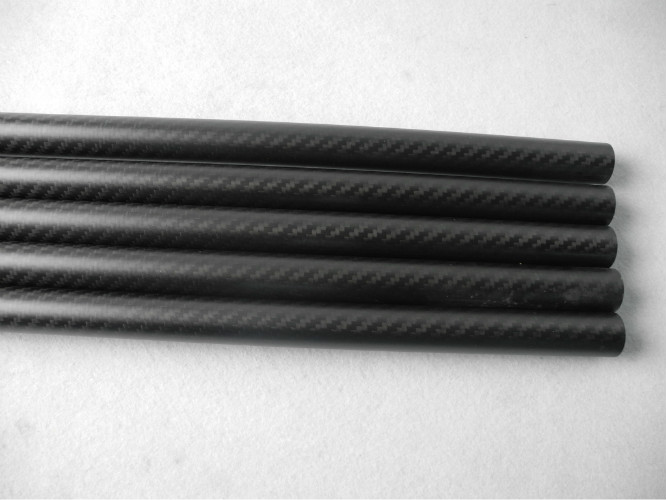 Centerless ground Smooth carbon fiber Rod / piping for Helicopter