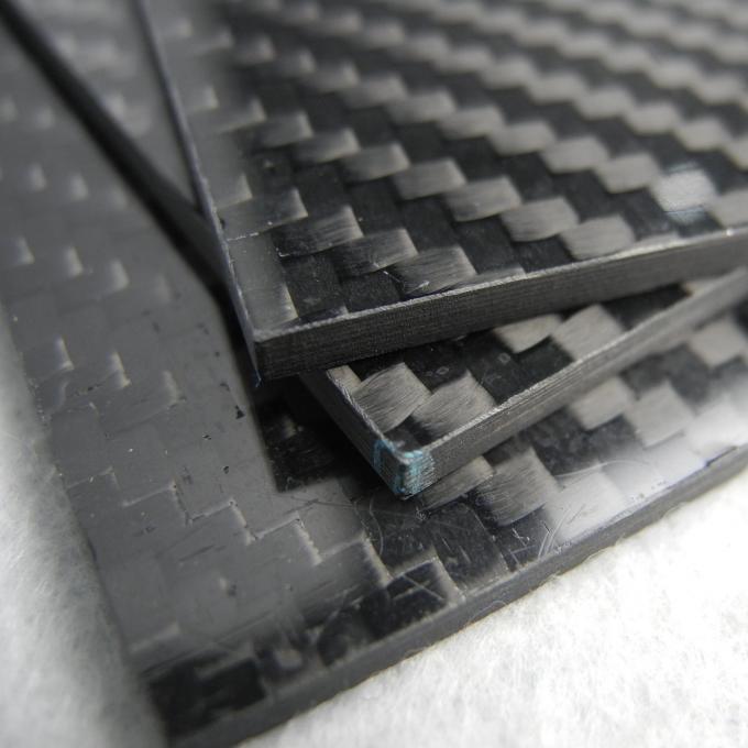 5.0mm 400mm*500mm high modulus carbon fiber sheeting black color