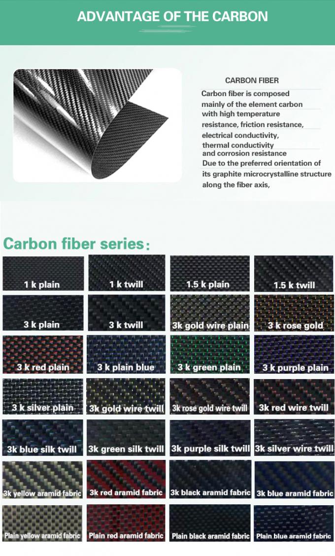 3K Twill Matte Surface Strong Strength And Light Weight Full Carbon ...