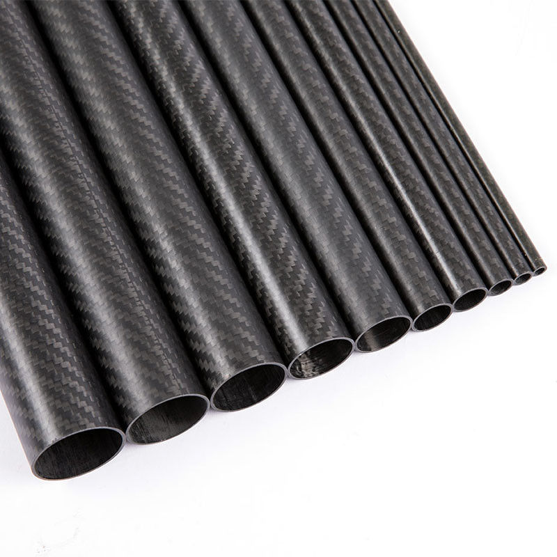Custom Plain or Twill Weave Carbon Fiber Roll Wrap Tube Carbon Fiber ...